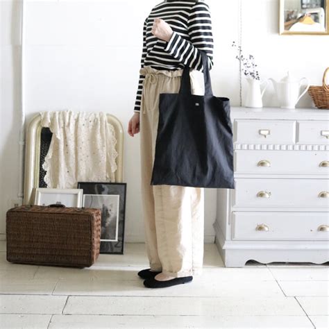 レコードバッグ コットンリネン ブラック Iichi 日々の暮らしを心地よくするハンドメイドやアンティークのマーケットプレイス