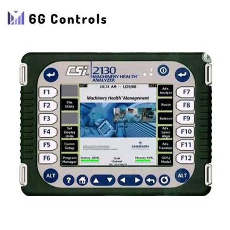 Emerson Ams2130 Ams 2130 Machinery Health Analyzer کنترل های 6g