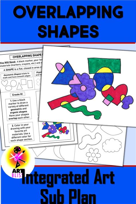 Overlapping Shapes Art Lesson Plan For Elementary School Ksyrf