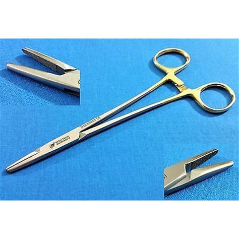 T C Mayo Hegar Needle Holder Driver 8 Cross Serrated Tungsten Carbide Inserts Online