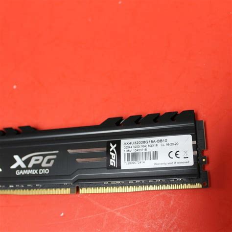 Adata Xpg 8gb 1x8gb Ddr4 3200mhz Pc4 25600 Non Ecc Ax4u32008g16a Bb10 Memory Jawa