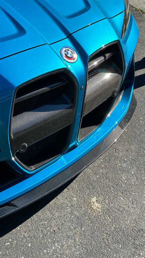Mhc Style Carbon Fiber Front Lower Splitter Bmw G80 M3 And G82 G83 M