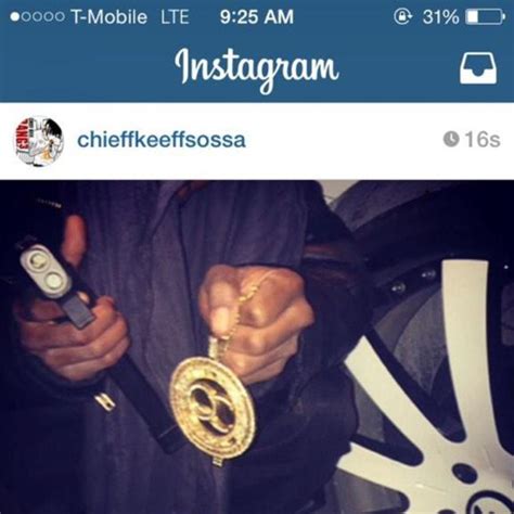 Chief Keef Quavo Chain Chief Keef Gets A New 500k Glo Chain