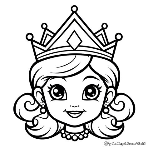 Princess Crowns Coloring Pages