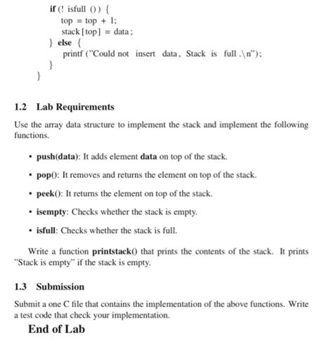 Solved • Creating A Stack Of Size Maxsize Top Points To The