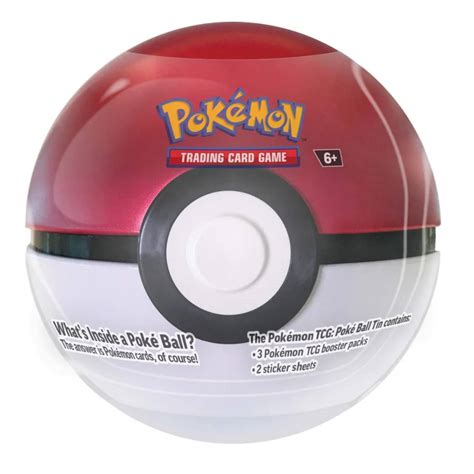 Pokemon Tcg Poke Ball Tin Red 10 10113 142 Playe