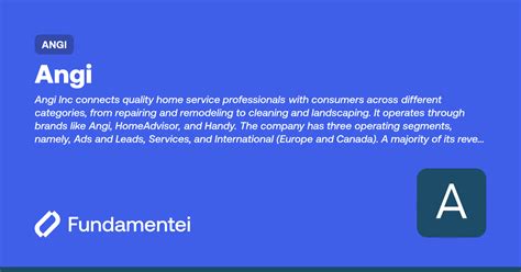 Angi Angi Dividends Fundamentei