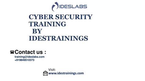 Ppt Cyber Security Training Online Ppt Powerpoint Presentation Free