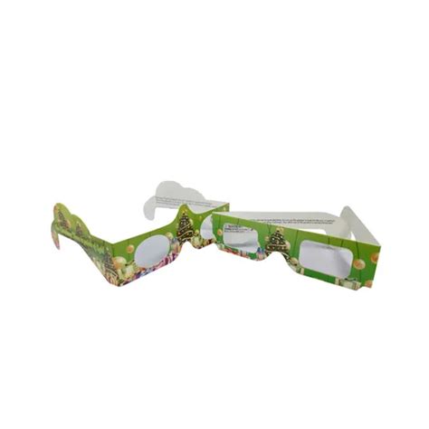 Custom Image Diffraction Glasses Paper Diffraction Glasses Heart