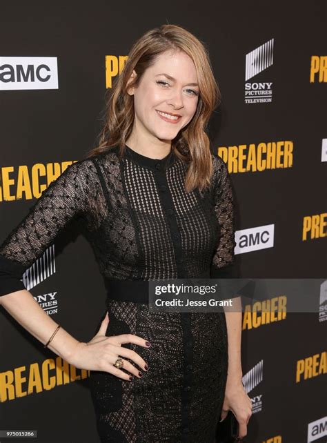 Actor Liz Mcgeever Attends The Premiere Of Amcs Preacher Season 3