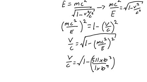 Solved The Rest Energy Of An Electron Is 511 Kev Whats The