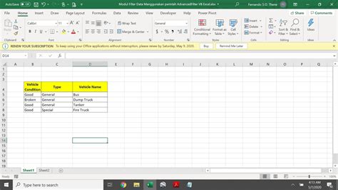 Create Data Filters In Microsoft Excel Using Vb Macro