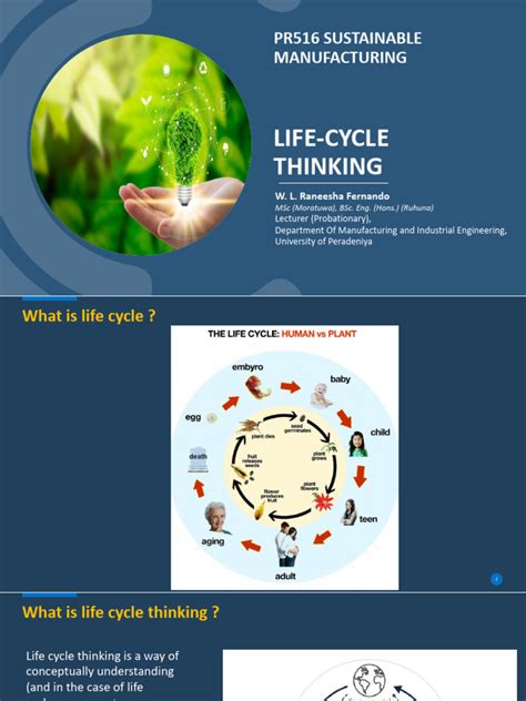 Life Cycle Thinking Pdf Life Cycle Assessment Sustainability