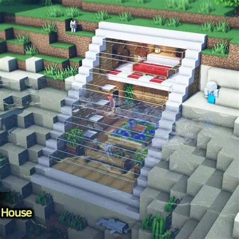 The Best Minecraft House Ideas Cool Underwater Glass House Easy