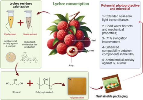Valorization Of Lychee Litchi Chinensis Processing Residues Peel And