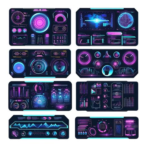 Premium Psd Hud Elements Mega Set Pack Dashboard Display Virtual