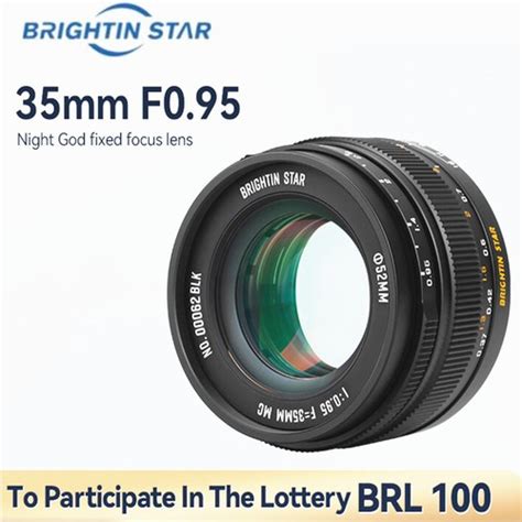 Brightin Star 35mm F0 95 Aps C Large Aperture Lens Canon Nikon Sony
