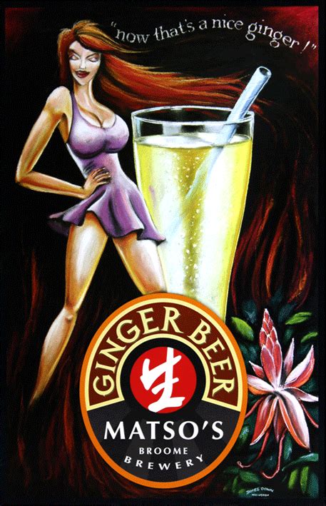 Matsos Brewery ‘ginger Beer Ale Poster Australian Beer Posters
