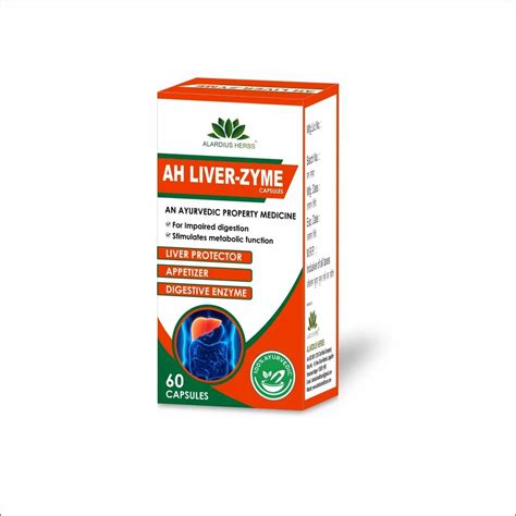 Ah Liver Zyme Capsule Packaging Type Box At Rs 190bottle In Yamuna