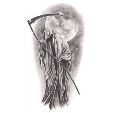 Grim Reaper Scythe Tattoo