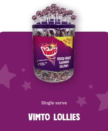 Vimto Original Mixed Fruit Flavoured Lollipops Jar Of 200 Buy Now With Express International
