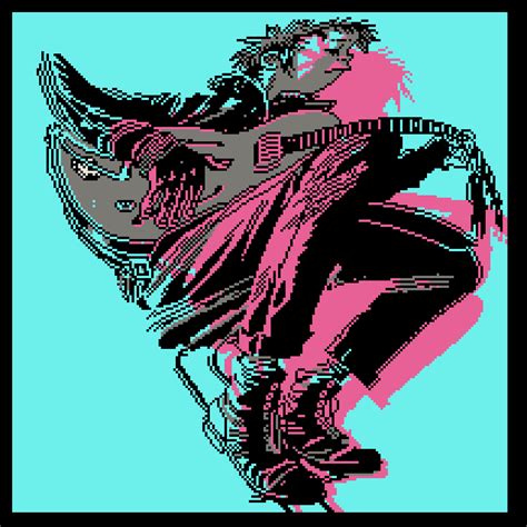 Pixel Arted The Now Now Cover Rgorillaz