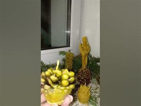 Свеча Фортуна, свечи из шишек🌲#лес#хвоя#удача#фортуна#воск - YouTube