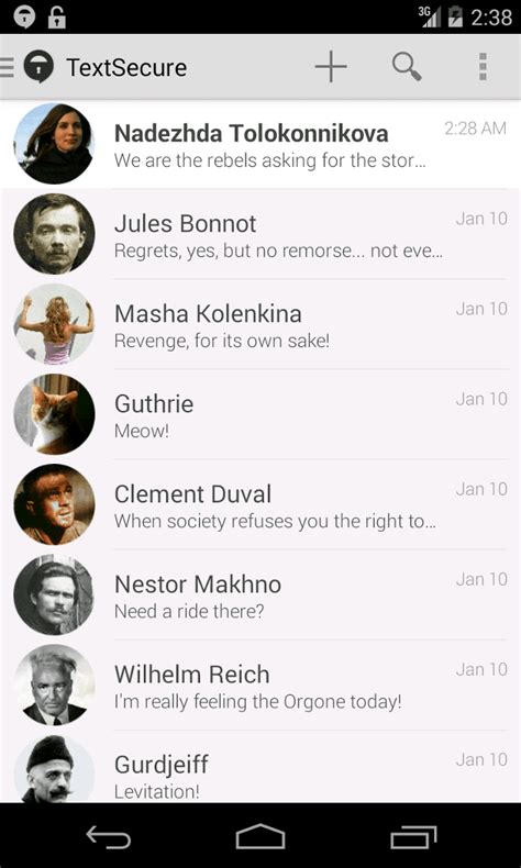 Signal Blog The New TextSecure Privacy Beyond SMS