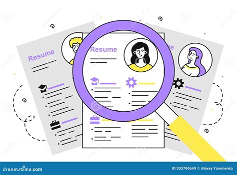 Resume Assesment Vector Linear 303790649