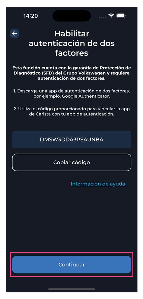 ¿cómo Configurar La Autenticación De Dos Fases En Ios Carista