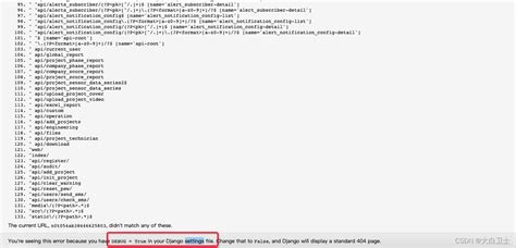django调试模式已启用 django debug模式 csdn博客