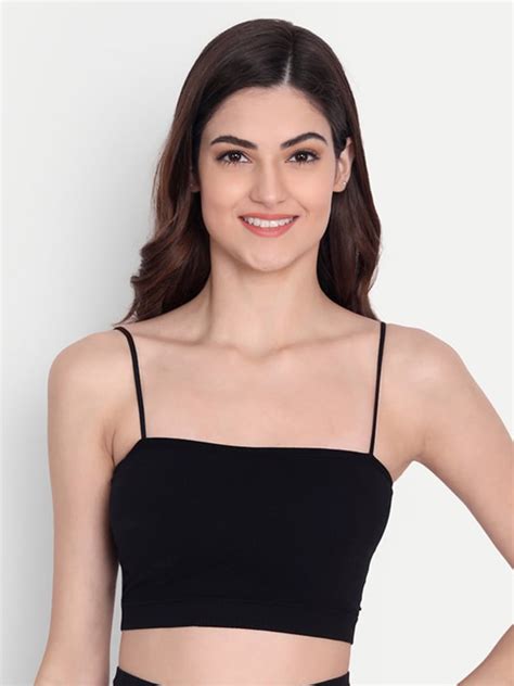 Buy Spiaty Black Bralette Bra Lightly Padded Bra For Women 19942400