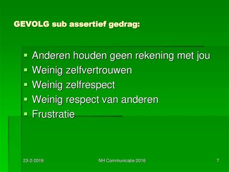 Assertiviteit Je Durft Voor Jezelf Op Te Komen Ppt Download