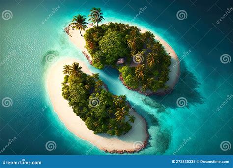 Kleine Afzonderlijke Eilanden Voor Uitsluiting Op Maldiven Tropisch
