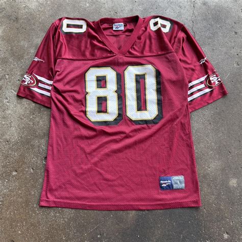 90s Jerry Rice 49ers Jersey No Flaws ️ Ptp 22 L 30📏 Depop