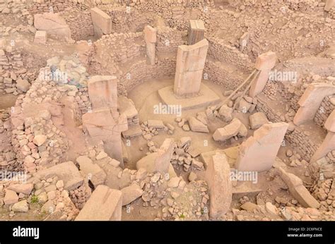 The Remains Of An Ancient Neolithic Sanctuary Built On A Hilltop It Is