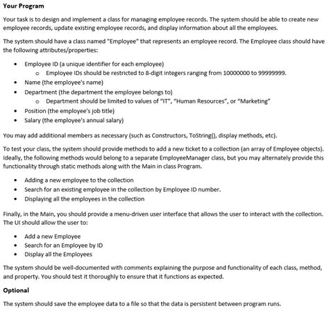 Solved Your Task Is To Design And Implement A Class For