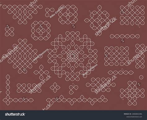 772 Kolam Borders Stock Vectors And Vector Art Shutterstock