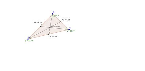 Orthocenter Geogebra Project Geogebra