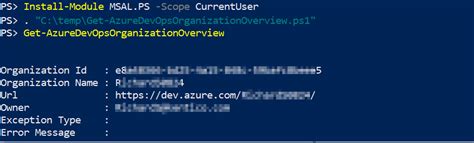How To Get All Azure Devops Organizations In Your Azuread Directory Using Powershell