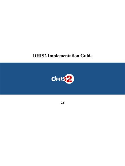Dhis2 Implementation Guide En Metadata Data Quality