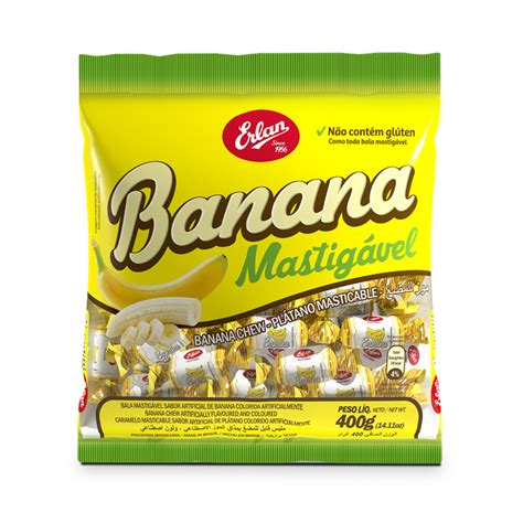 Bala De Banana Erlan • 400 G Made In Market