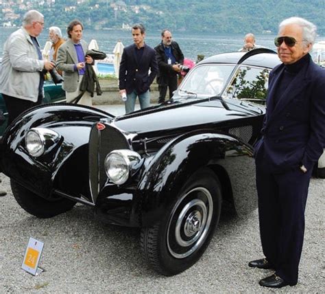Osh ®⚡︎ On Instagram “ralph Lauren With His 1936 Bugatti Type 57sc