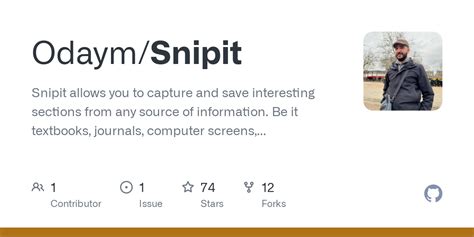 GitHub Odaym Snipit Snipit Allows You To Capture And Save Interesting Sections From Any