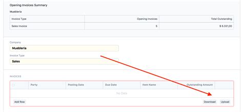 Opening Invoice Tool Csv Error Bug Frappe Forum