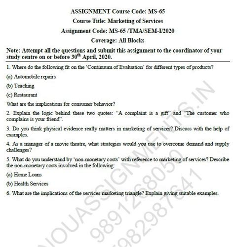 Ignou Ms 65 Solved Assignment 2020 English Medium Ignou Solved