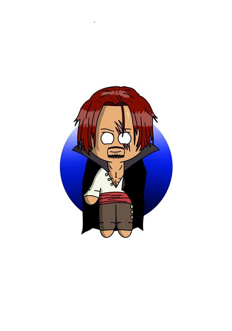 One Piece Chibi Shanks Shank Shanks Pin Teepublic