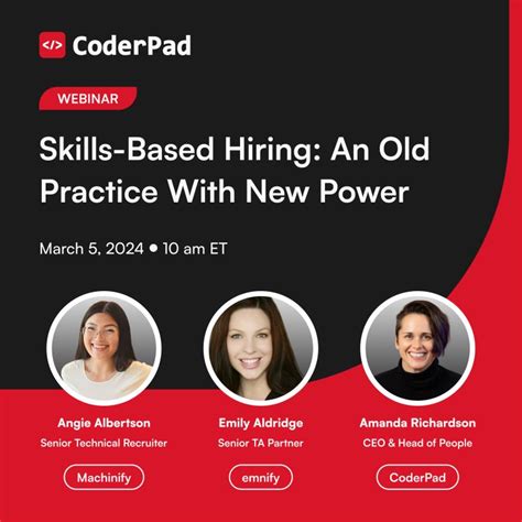 Coderpad On Linkedin Skills Based Hiring An Old Practice With New