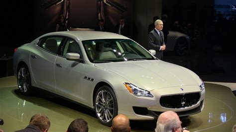 Watch The Maserati Quattroporte Debut At The Detroit Auto Show Youtube