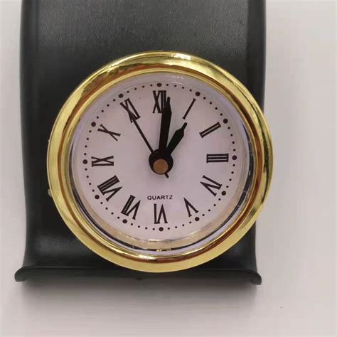 2 Pieces Of Circular Mini Clock Inserts With Metal Vicedeal